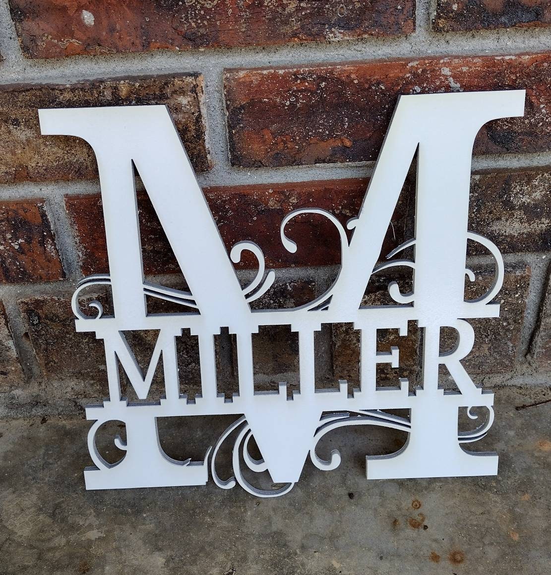 Personalized Wooden Monogram Sign/ Wall Hanging - Etsy