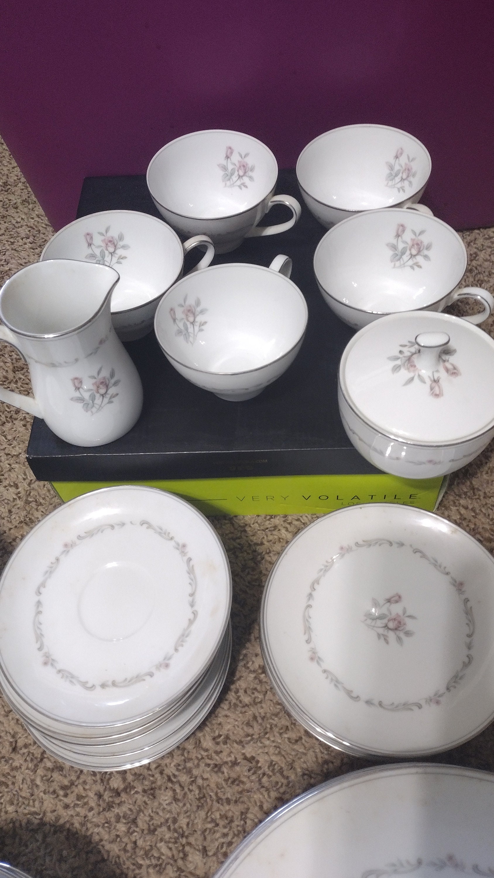 Vintage Noritake China Dish Set Mayfair #6109 Set of 45 - Etsy