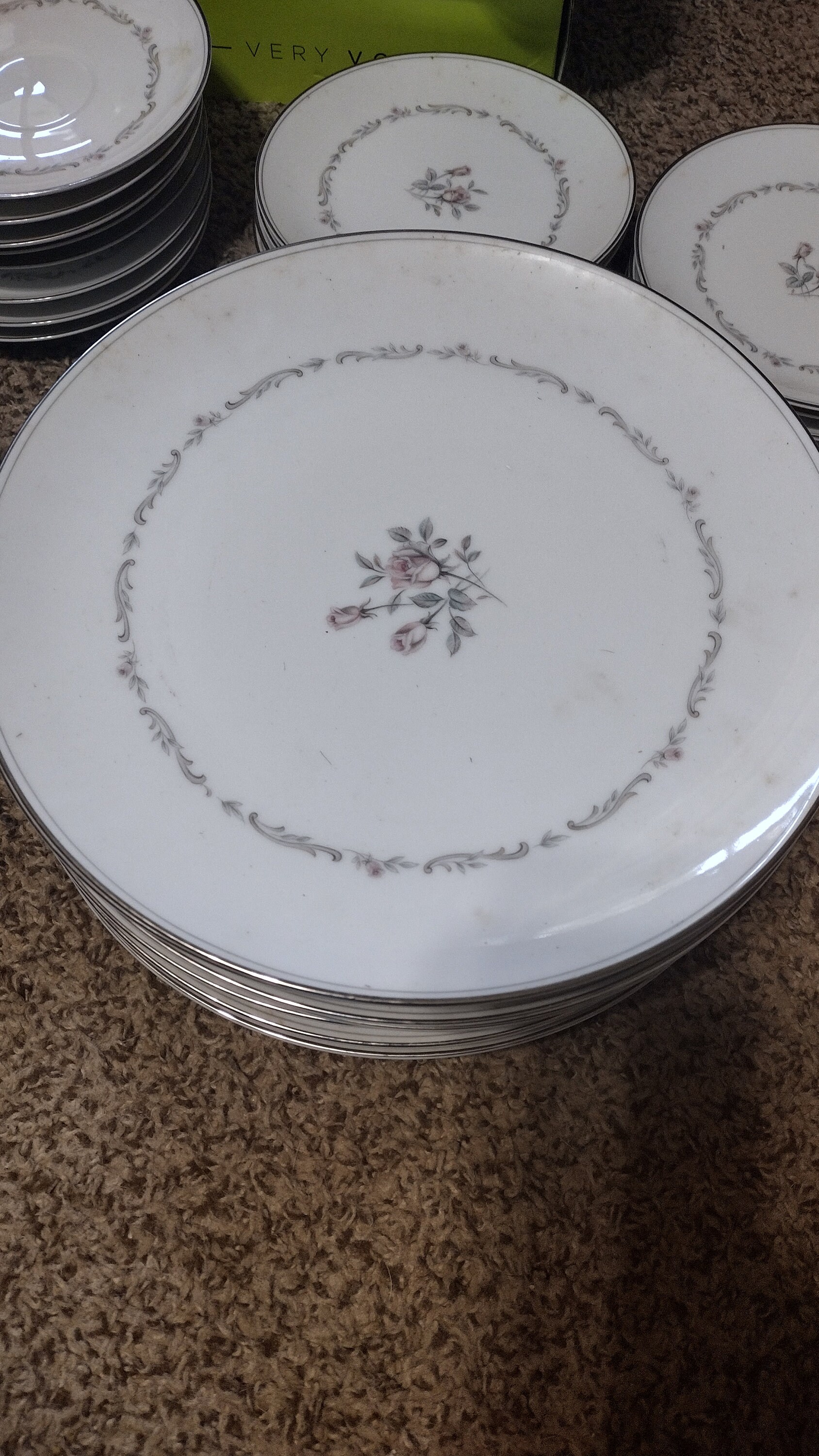 Vintage Noritake China Dish Set Mayfair #6109 Set of 45 - Etsy