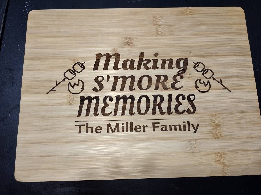 Personalized Smores Kit, Campfire S'mores Kit, Personalized Family Gift ...