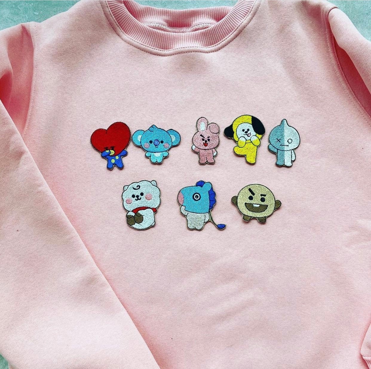 BTS Kpop BT21 Machine Embroidery Design | Etsy