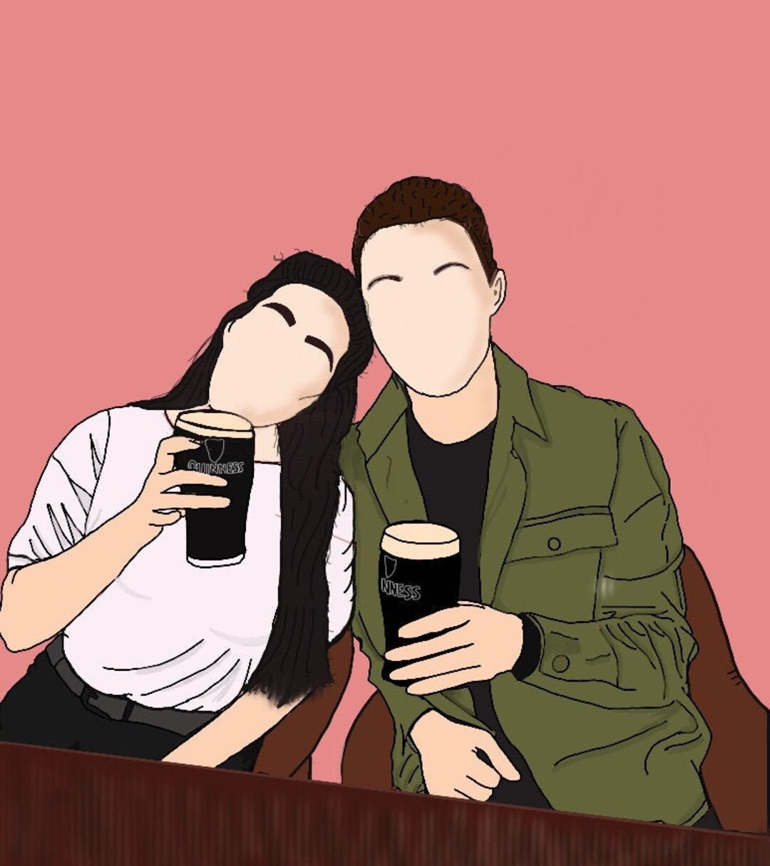 Custom Digital Prints - Portraits, Selfies, Cartoon Yourself - Etsy