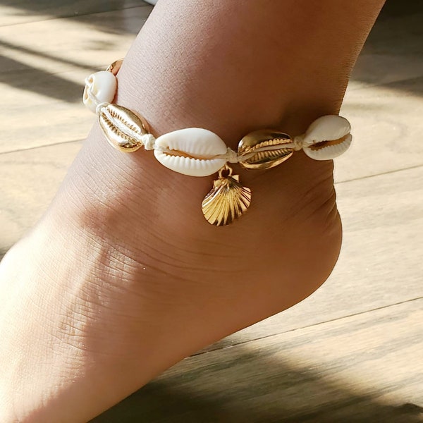 Shell Anklet - Etsy