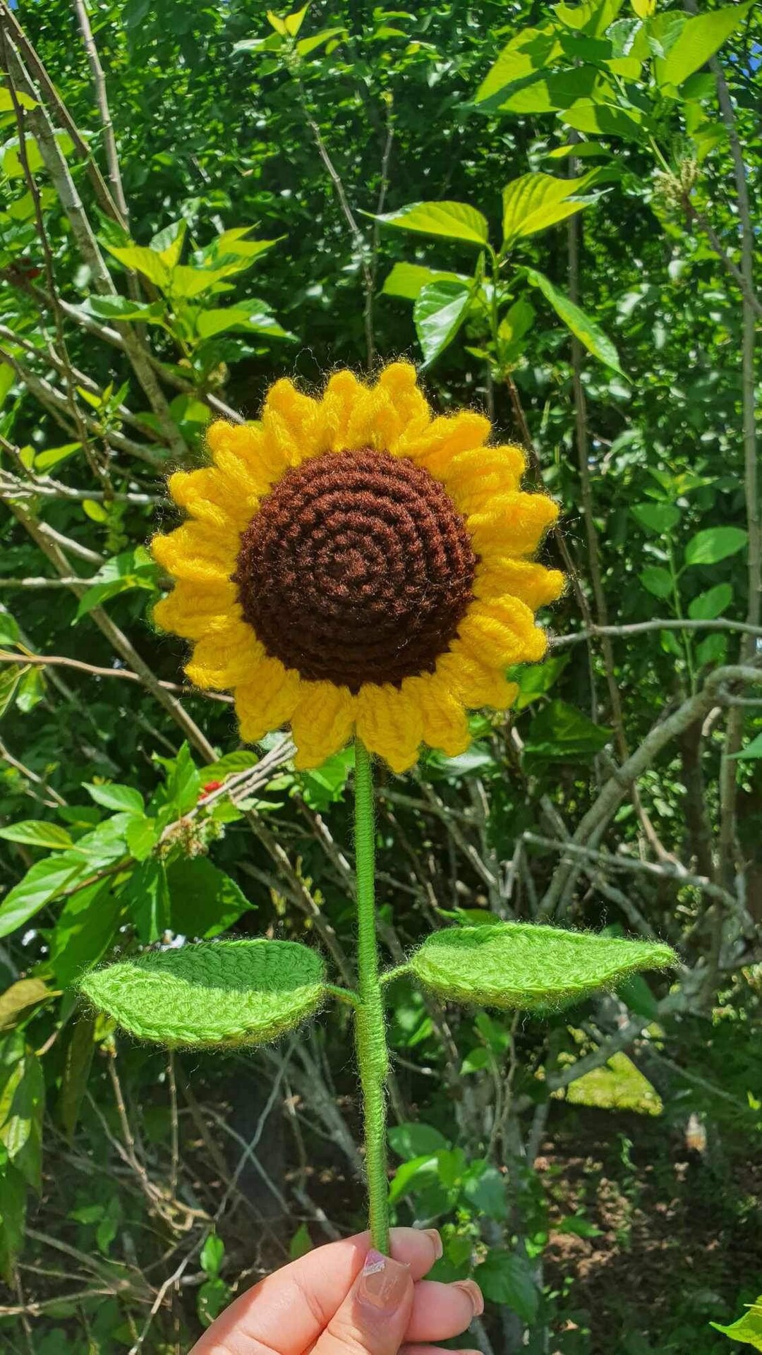 Crochet Sunflower - Etsy