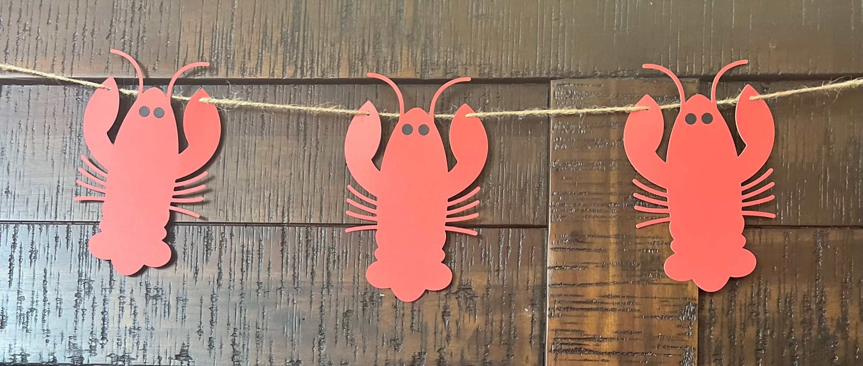 Crawfish Banner/ Seafood Boil Decor/ Sea Banner/ Crawfish Boil/ Sea ...