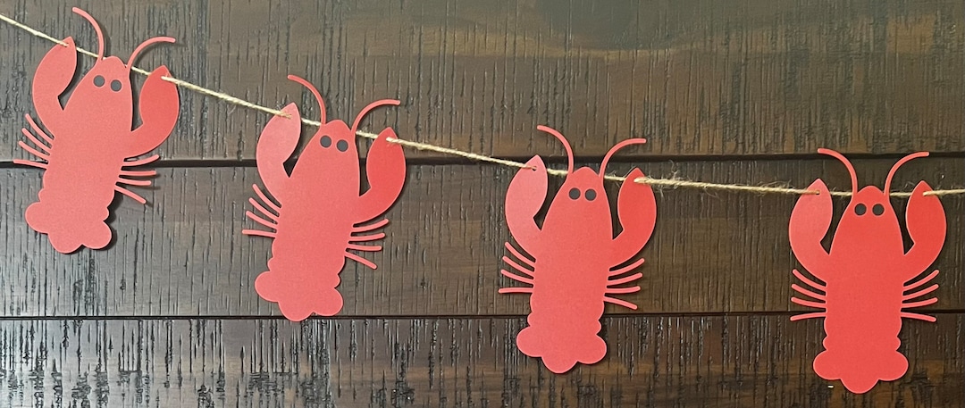 Crawfish Banner/ Seafood Boil Decor/ Sea Banner/ Crawfish Boil/ Sea ...