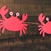Crab Banner/under the Sea Birthday Banner/ Ocean Banner/birthday Banner ...