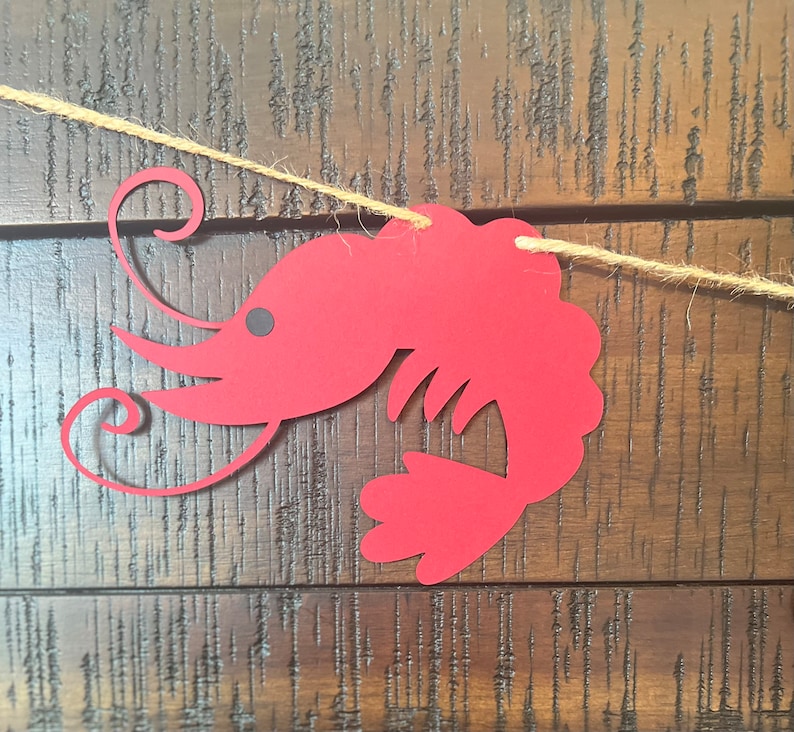 Shrimp Banner, Sea Life Decor, Seafood Boil Party - Etsy