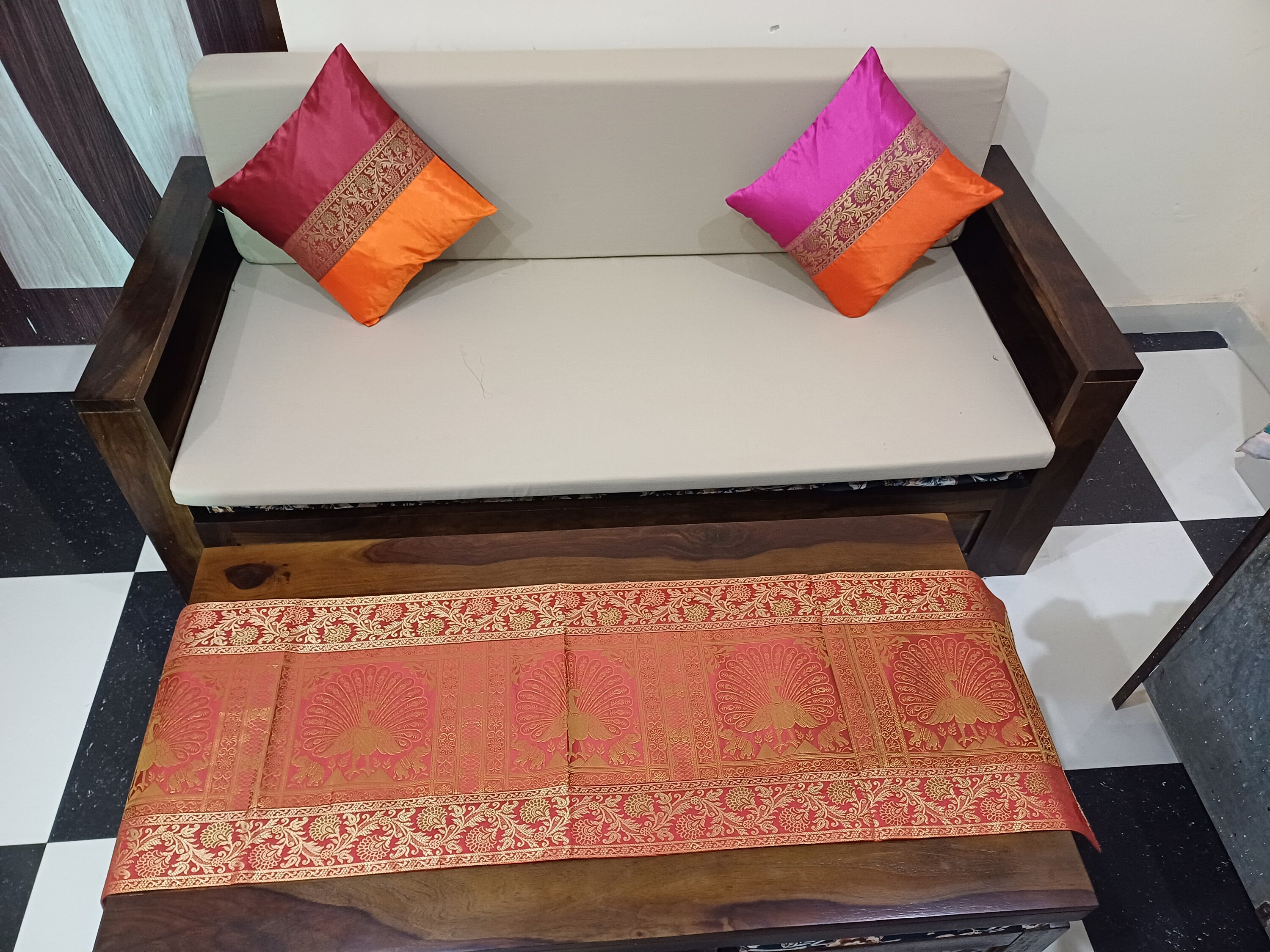 Indian Traditional Table Runner Kitchen Decoration 60 Inches Long Table ...