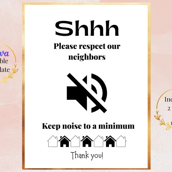 Neighbor Not Airbnb Sign - Etsy
