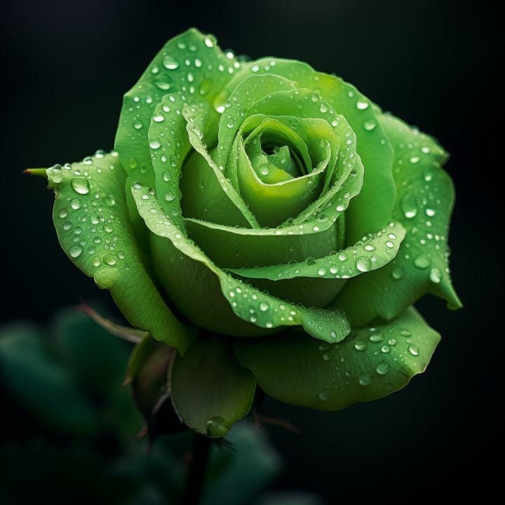Green Rose Rosa Bush Shrub Rare Perennial Flowering Ornamental Plant 5 Fresh Seeds Etsy