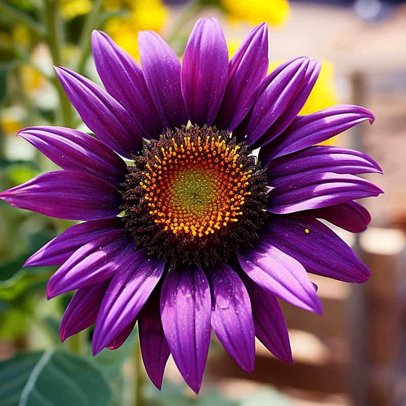 Purple Sunflower - Etsy