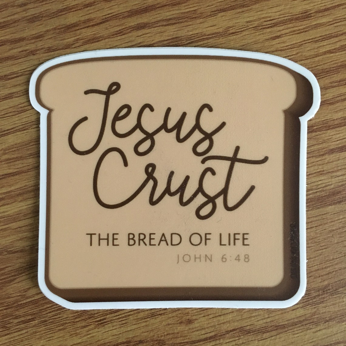 Jesus Crust Christian Vinyl Sticker - Etsy
