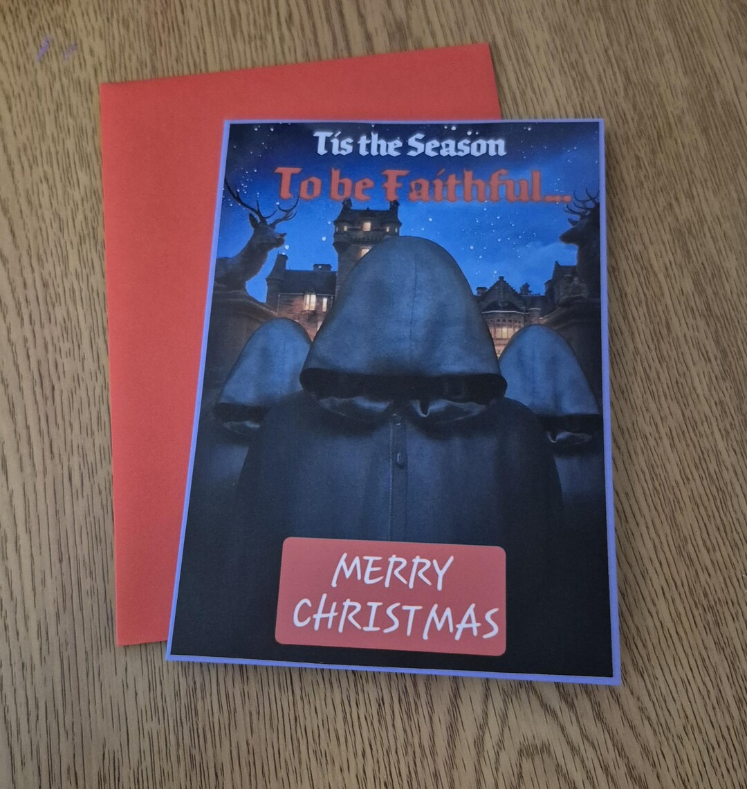 The Traitors Merry Christmas Card - Etsy UK