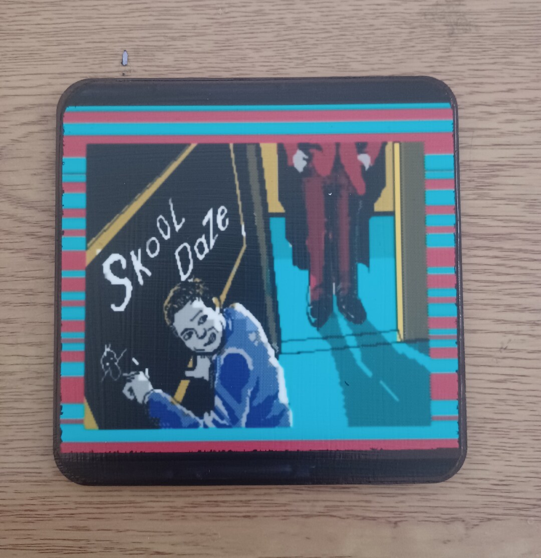 Skool Daze ZX Spectrum Games Coaster - Etsy