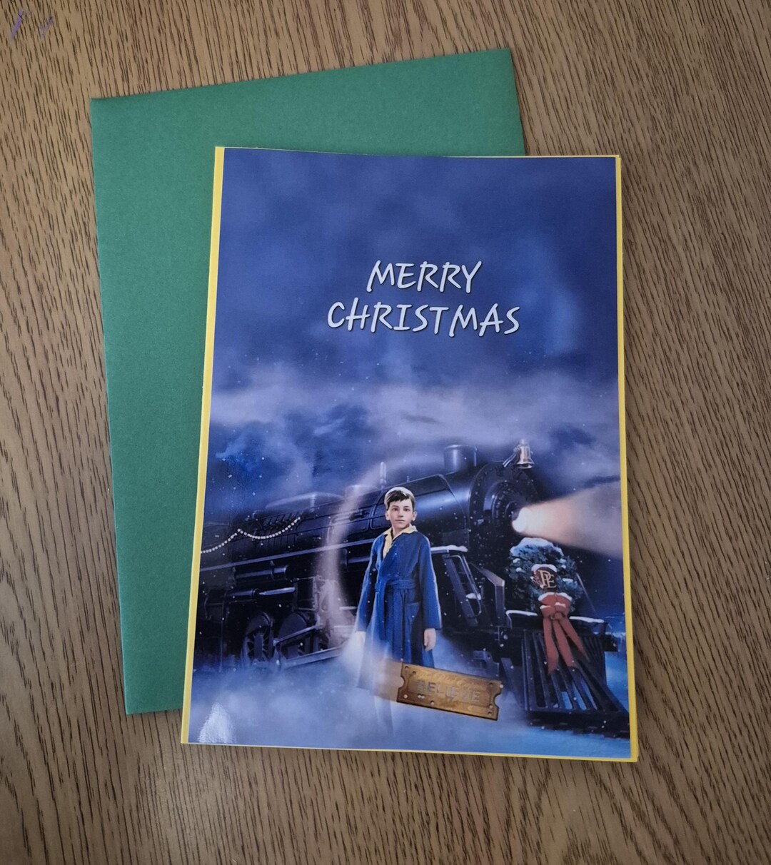 The Polar Express Christmas Card - Etsy