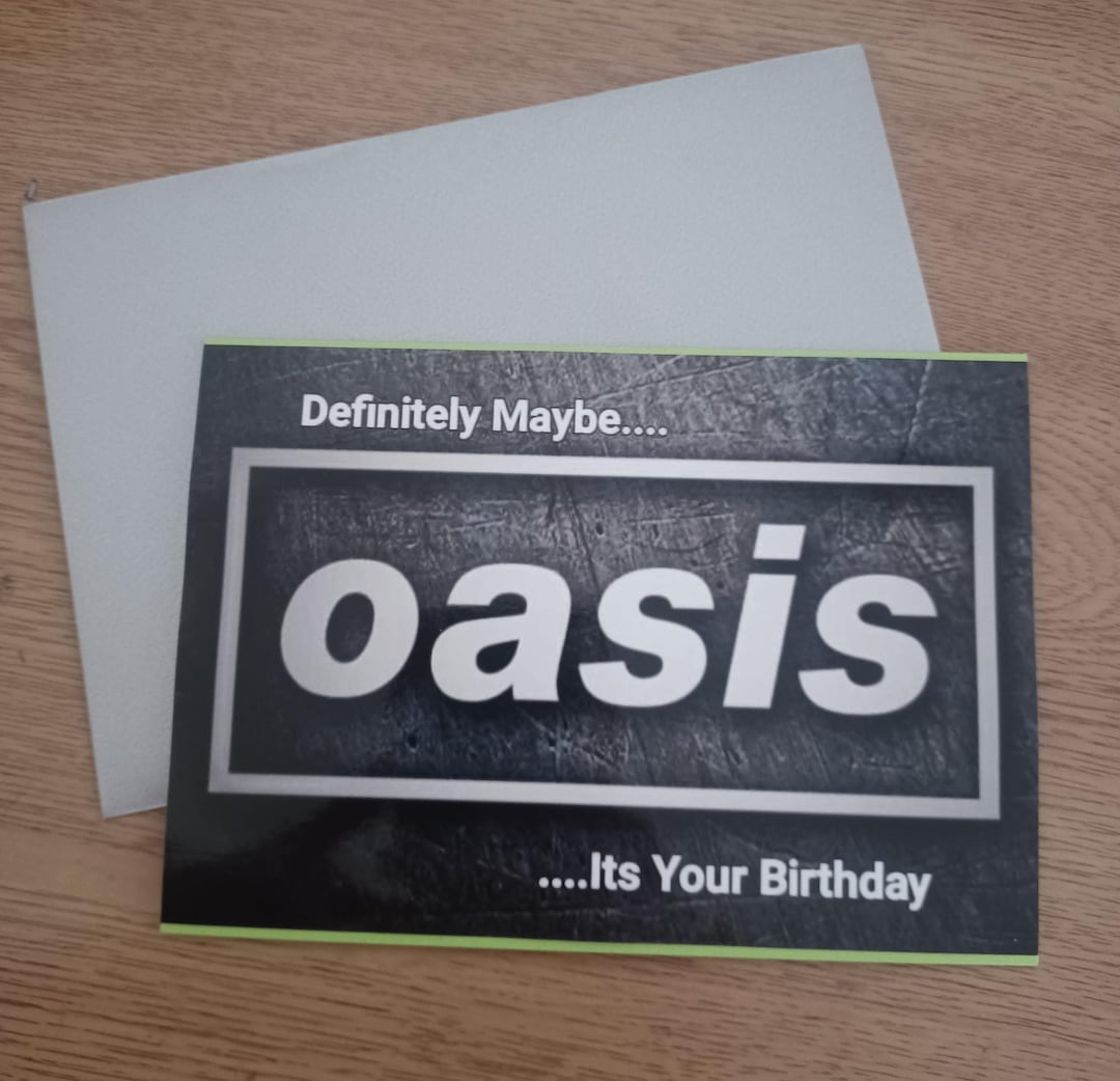 Oasis Birthday Card - Etsy