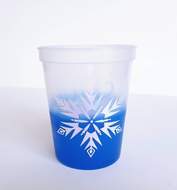Frozen Snowflake Color Changing Cup 16 Oz. Mood Cup Frozen - Etsy