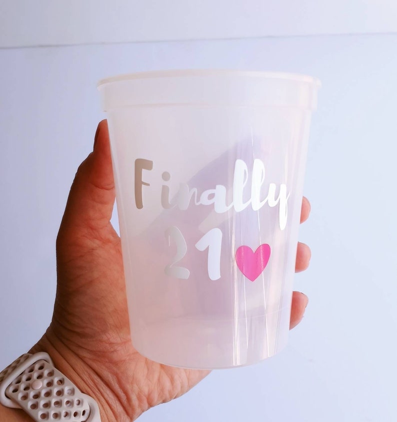 21st Birthday Color Changing Cup Finally 21 21st Birthday - Etsy