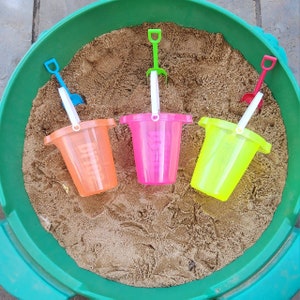 Personalized Glitter Beach Pail and Shovel Set | Toddler Sand Bucket ...