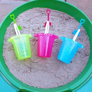 Personalized Glitter Beach Pail and Shovel Set Toddler Sand - Etsy
