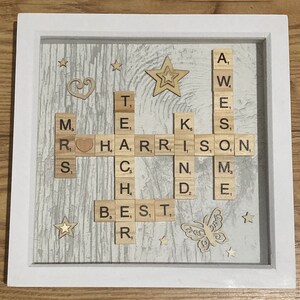 Personalised Scrabble Frames - Etsy