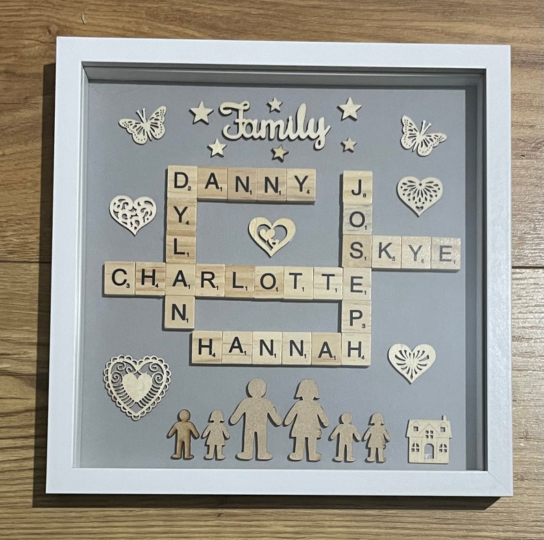 Personalised Scrabble Frames - Etsy
