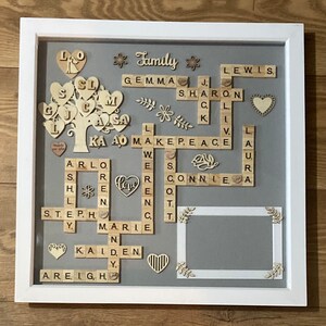 Personalised Scrabble Frame (large Size) - Etsy