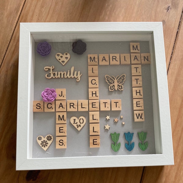 Scrabble Frame - Etsy UK
