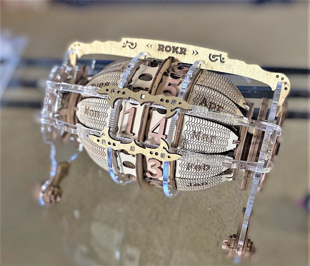 Time Engine Calendar 3D Wooden Puzzle Zodiac Wall Clock 3D - Etsy