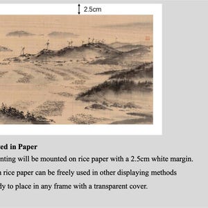 Chinese Mountain Seascape Scroll: Zen Ink Landscape Art - Etsy
