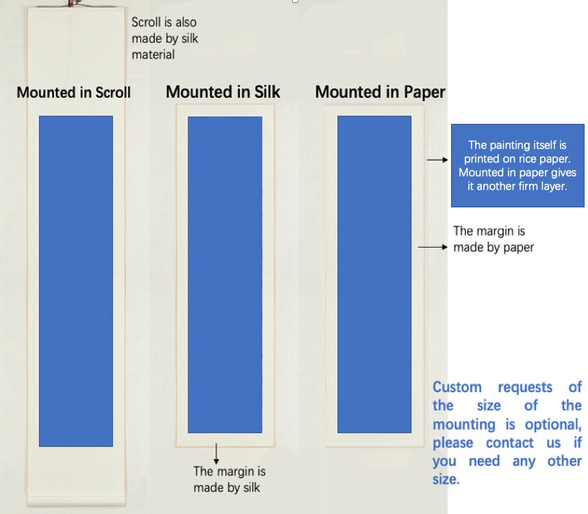 Original Mini Rabbit Scroll Chinese Painting Rabbit Hanging - Etsy