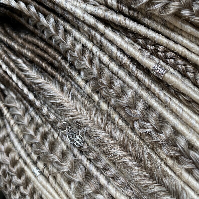 Boho Dreadlocks Mix of Double Ended Dreadlocks and De Braids - Etsy