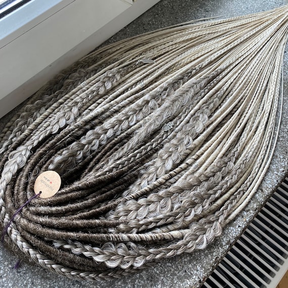 Boho Dreadlocks Mix of Double Ended Dreadlocks and De Braids - Etsy