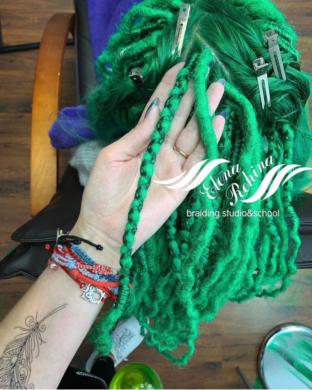 How to Install De Dreadlocks and De Braids , Install Fake Dreads - Etsy
