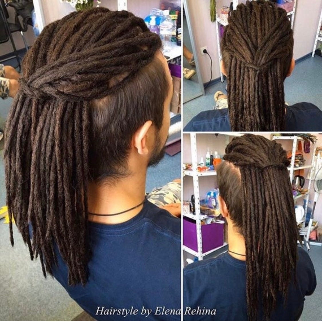 Synthetic Dreads for Men Double ended crochet Dreadlocks | Etsy