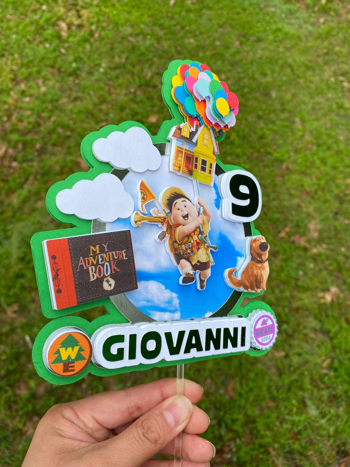 Up Cake Topper / up Movie Cake Topper / Russell and Dug Cake - Etsy Canada