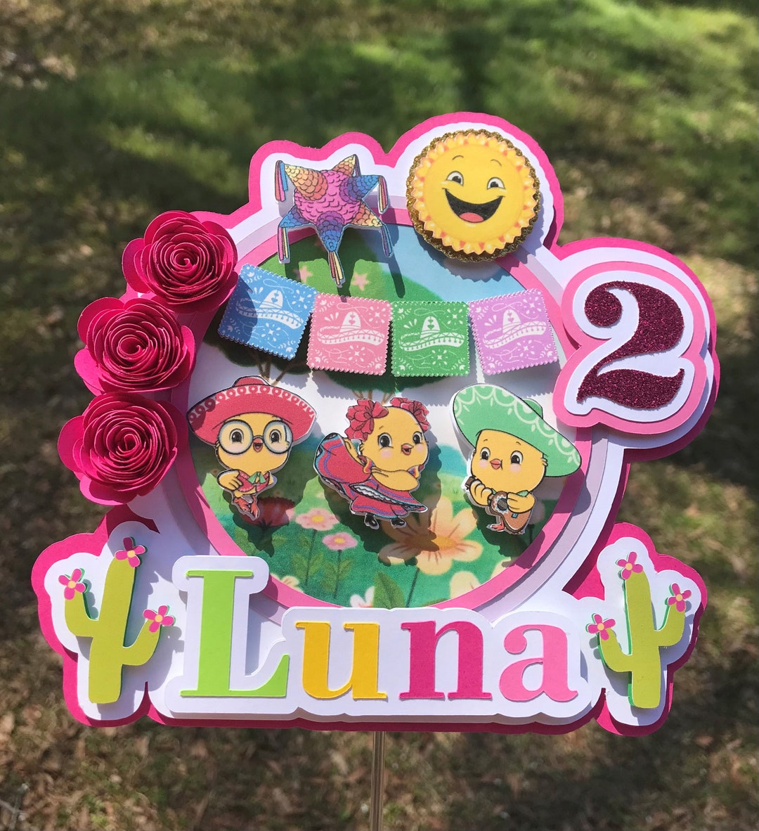 Canticos Cake Topper/ Pollitos/ Canticos Birthday Party/ Fiesta Theme ...