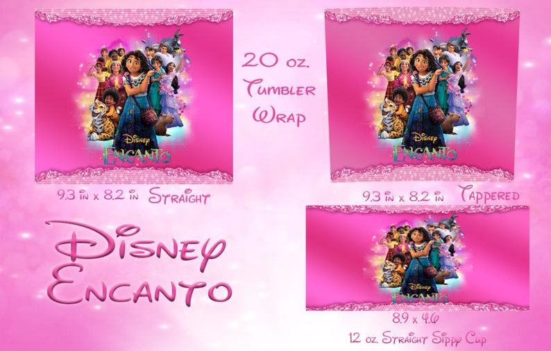 Encanto Tumbler Wraps - Etsy