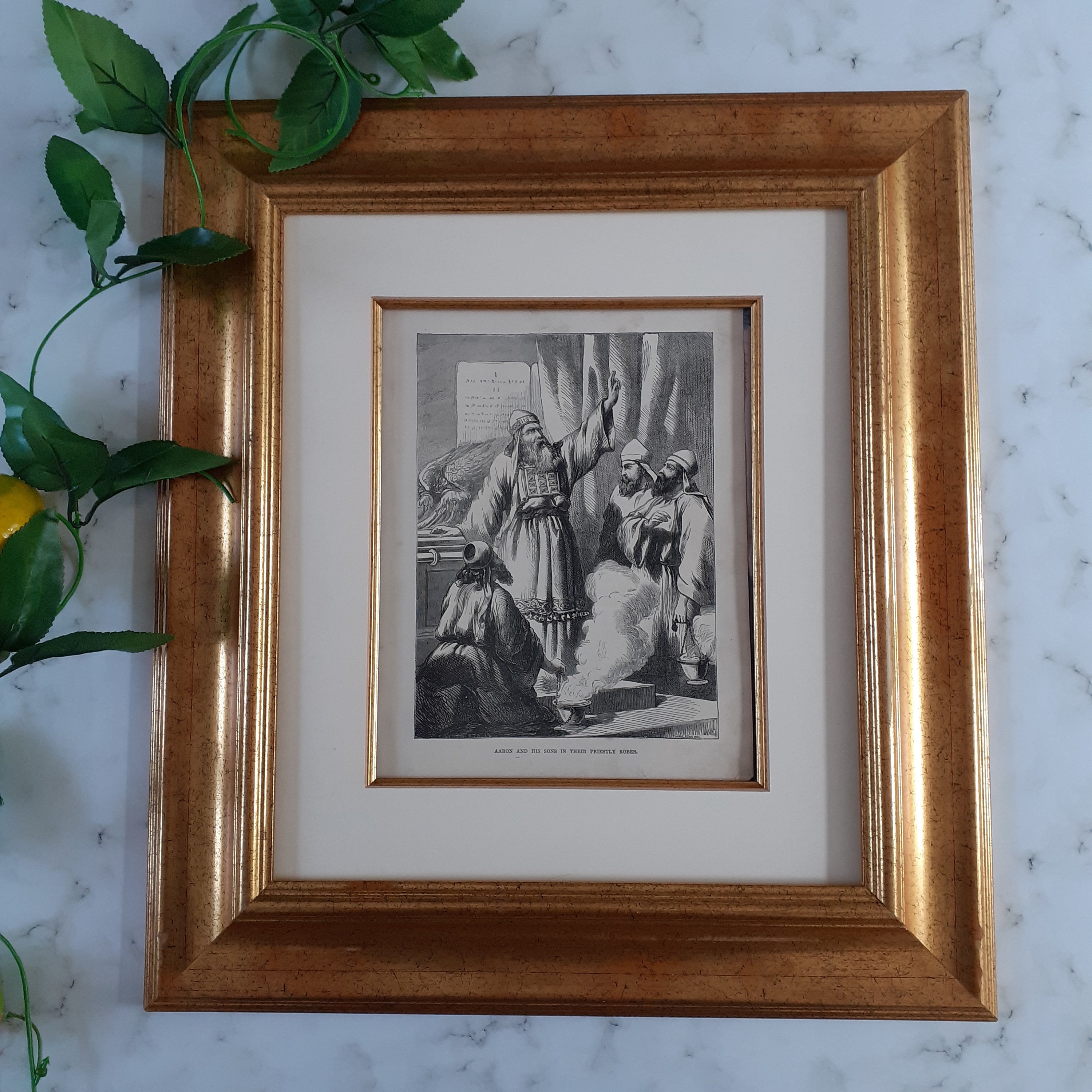 Vintage Victorian Bible Print – Aaron and Sons, Priestly Robes - Etsy