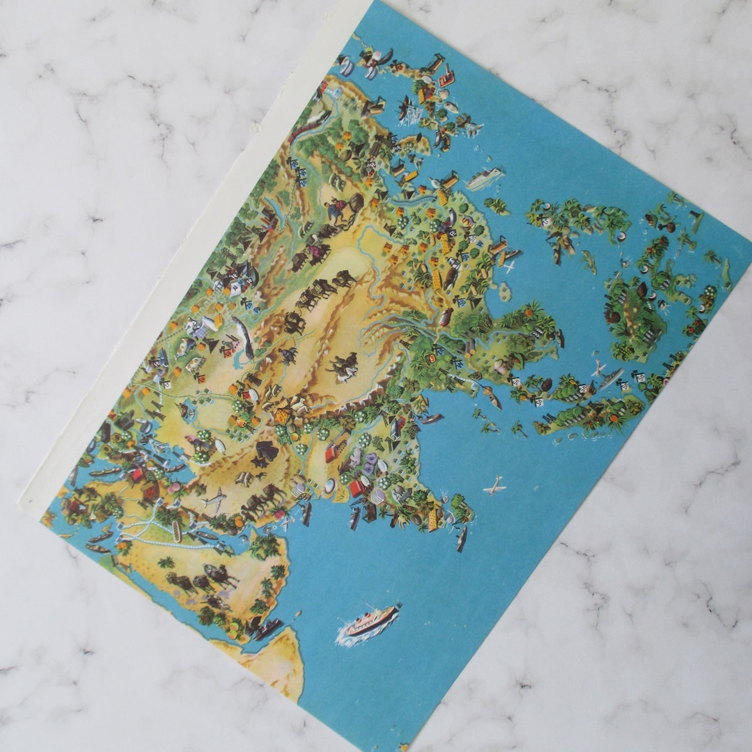 Pictorial Map: South East Asia – Production, Mineral Resources and ...