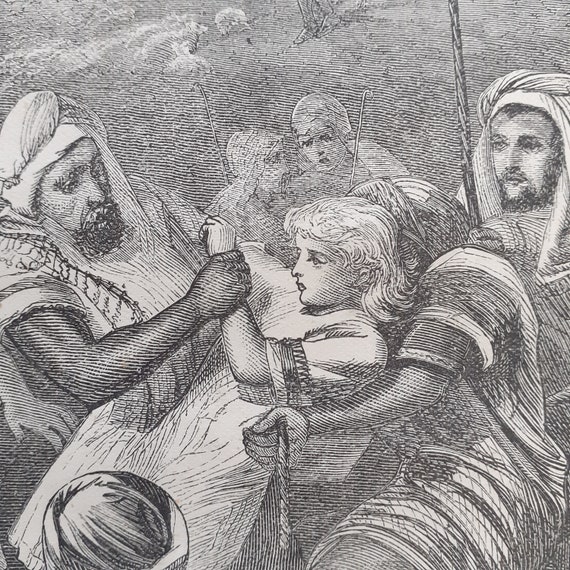 Joseph Sold by His Brothers Vintage Victorian Bible Print by | Etsy