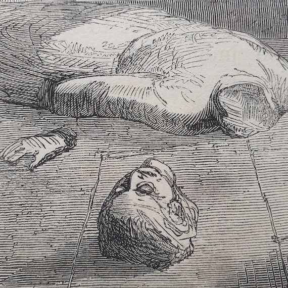 The Fall of Dagon Vintage Victorian Bible Print Religious | Etsy