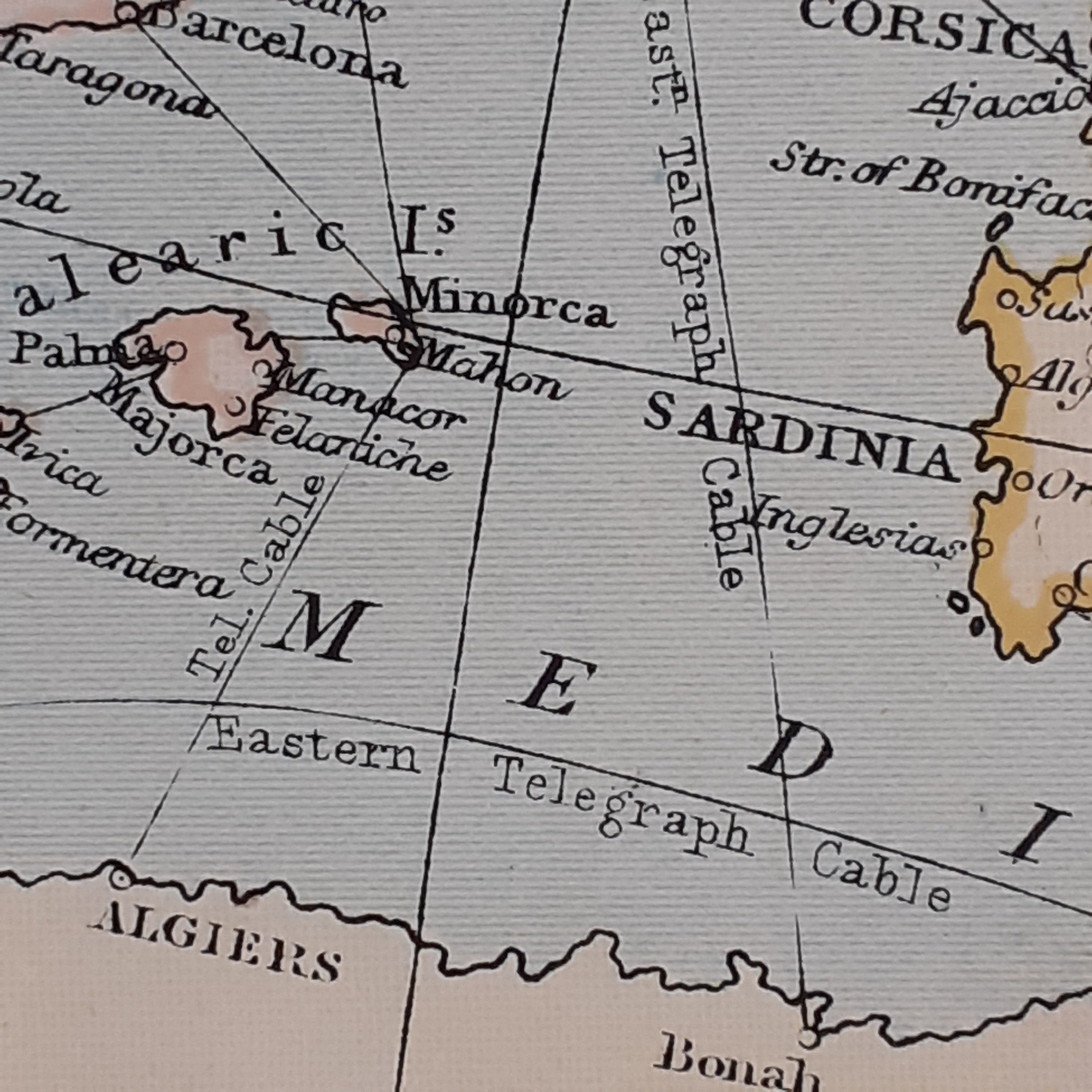 Vintage Map of Europe, Ca 1900s, Victorian Map From Vintage ...