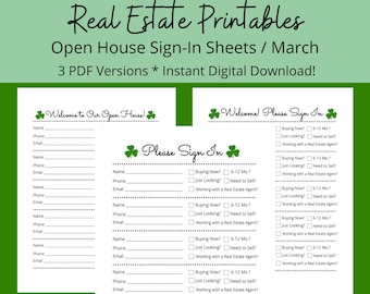 Real Estate Printables / Instant Download / PDF Printables / | Etsy