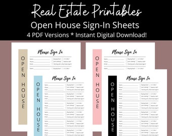 Real Estate Printables / Instant Download / PDF Printables / - Etsy