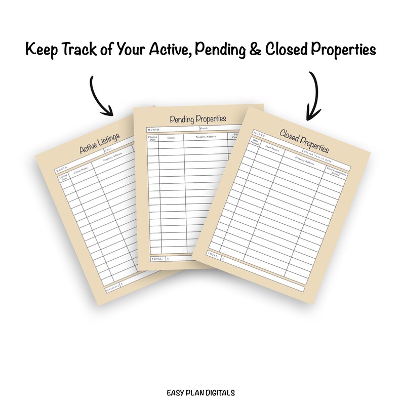 Real Estate Printables / Instant Download / PDF Printables / Listing ...