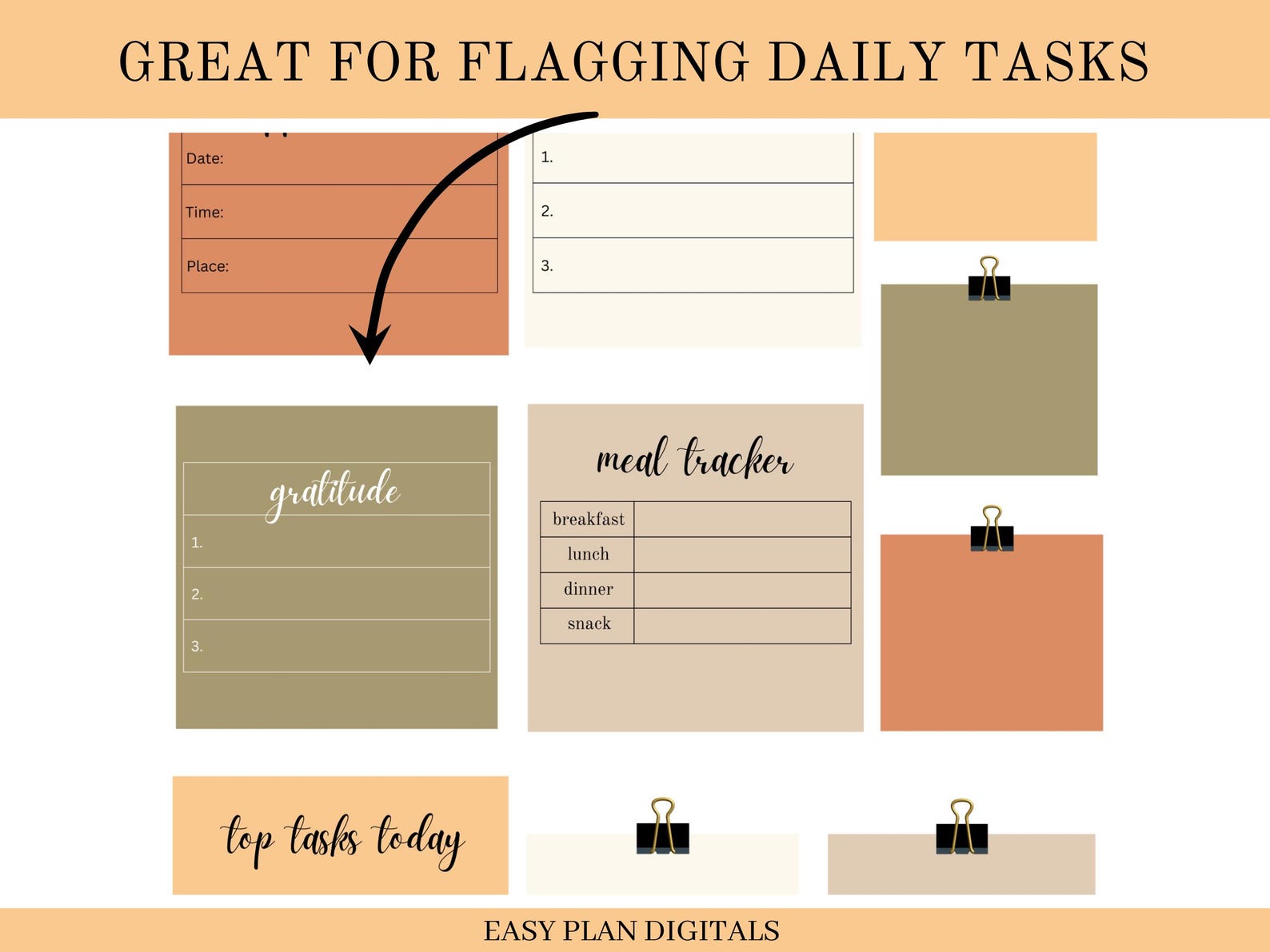Digital Stickers, Digital Sticky Notes, Stickers, Instant Download ...