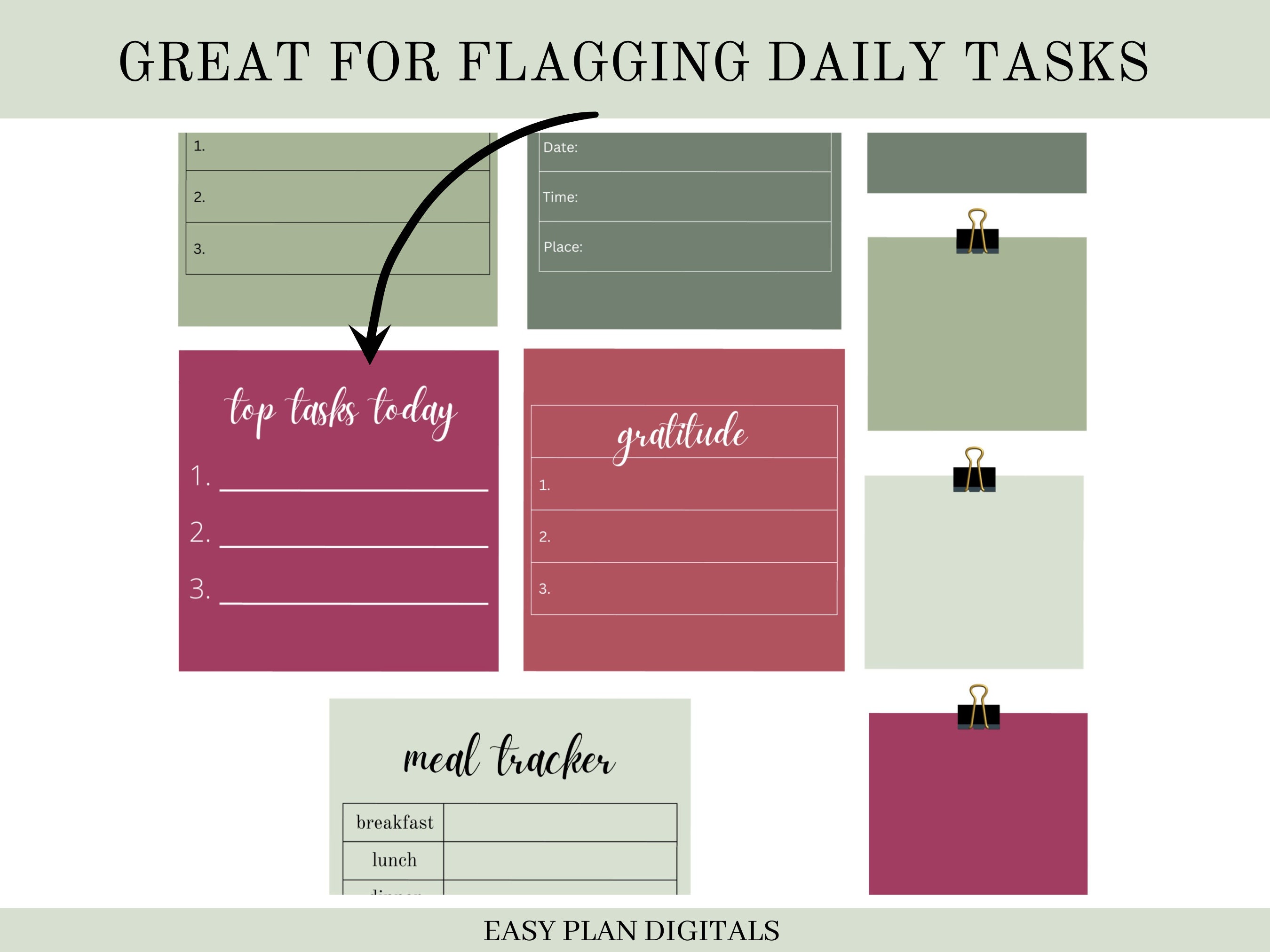 Digital Stickers, Digital Sticky Notes, Stickers, Instant Download ...