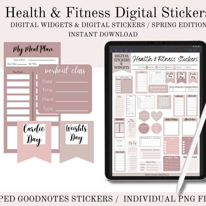 Fitness Stickers - Etsy